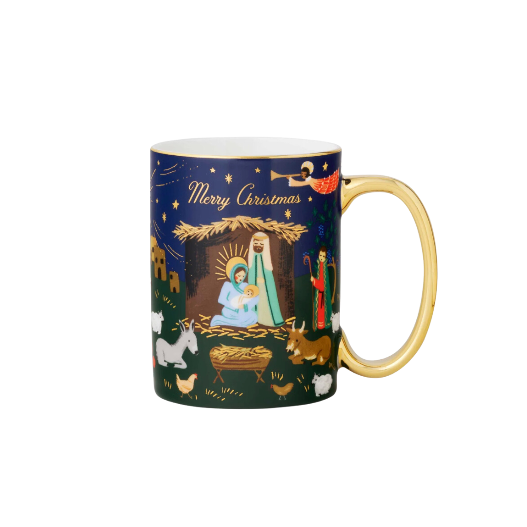Nativity Scene Holiday Porcelain Mug – ARIA HOME